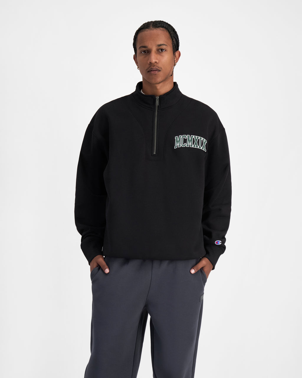 Buy Rochester MCMXIX Quarter Zip | Champion Australia