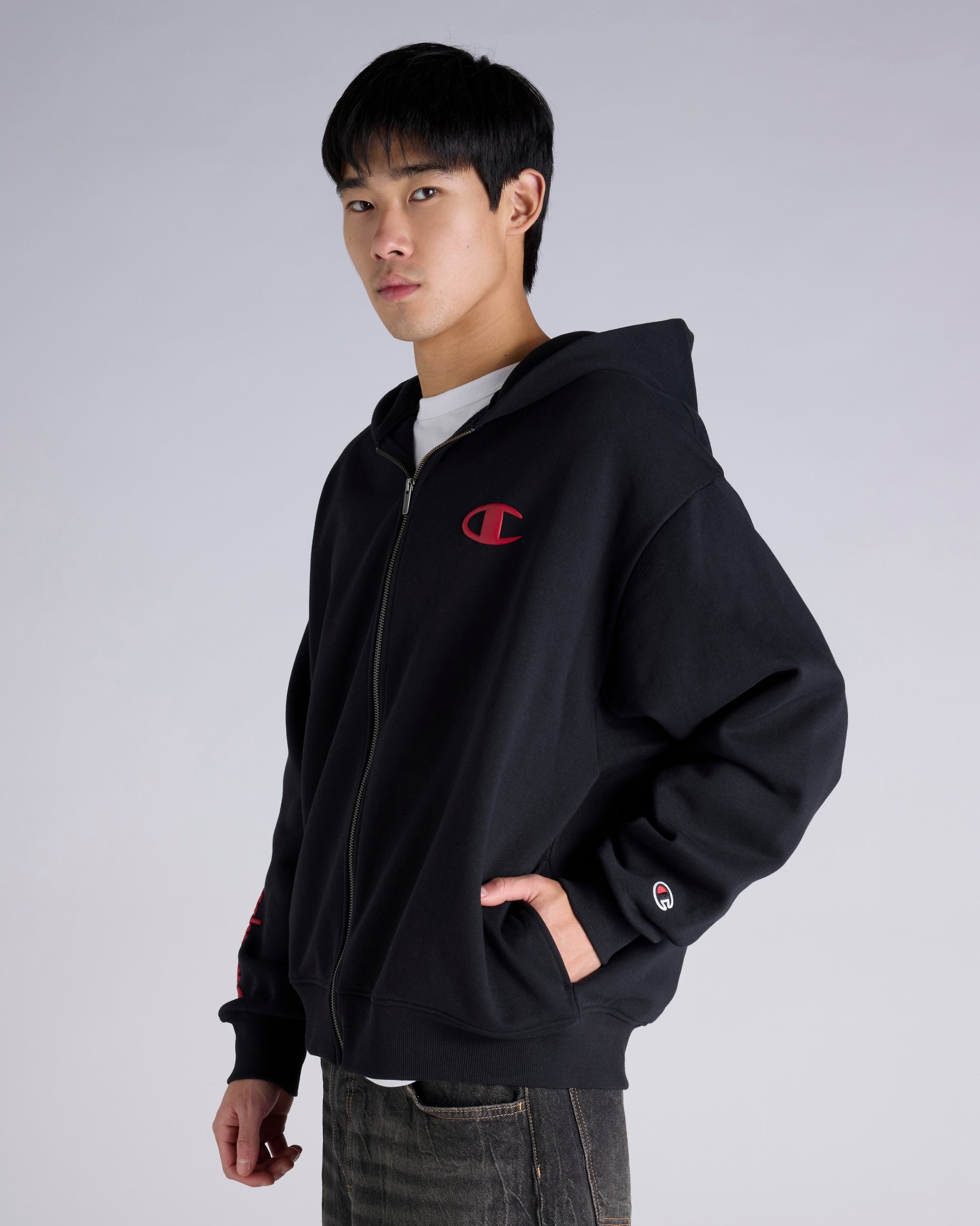 Buy Puff Script zip through hoodie | Champion Australia
