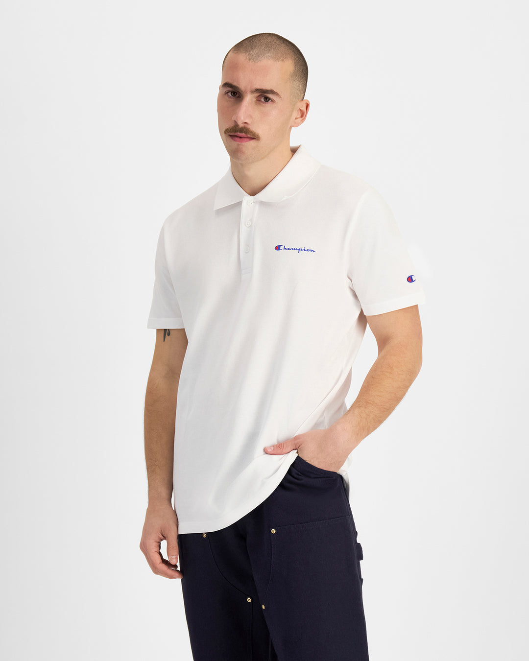 Buy Script Pique Polo | Champion Australia